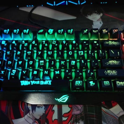 Custom Persona 5 Anime Theme Programmable Cherry MX RGB - Etsy