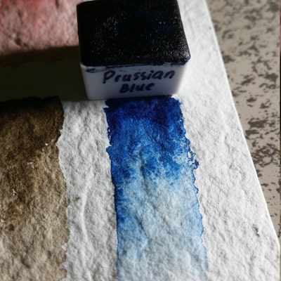 Handmade Watercolor Prussian Blue Dark Blue for Painting, Calligraphy ...