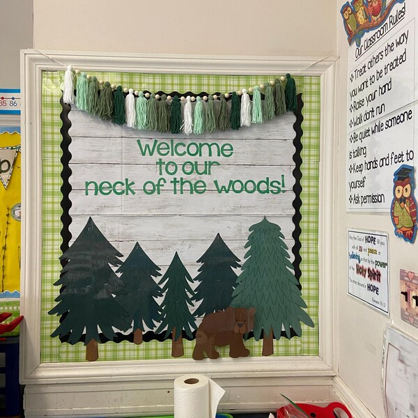 Happy Campers - Library Bulletin Board Kit - Etsy