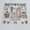 Happy 60th Birthday Cross Stitch Card Kit - Etsy UK