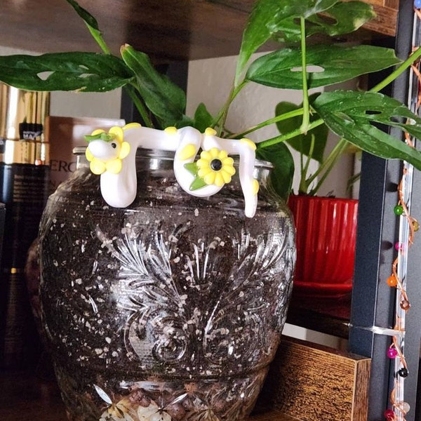 Lemon Snake Pot Perch - Plant Pot Decoration - Etsy