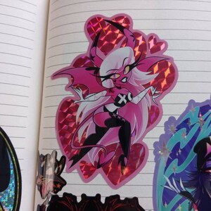 Helluva Boss Stickers Verosika, Striker, Sallie May, Deerie 5 Designs ...