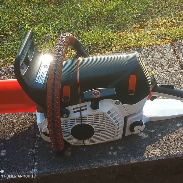 Leather Chainsaw Handle Cover - Stihl MS201 - Etsy