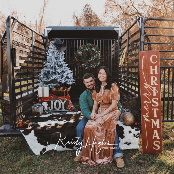 Large Merry Christmas Sign | Carved in Solid Wood | Rustic Distressed ...