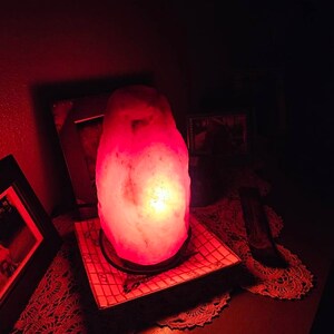 Himalayan Salt Lamp, Pink Salt Lamp, 100% Pure and Authentic Natural ...