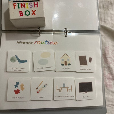 Editable Daily Routine Cards, Toddler Routine Chart, Daily Rhythm ...