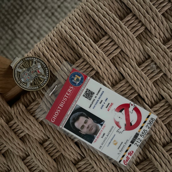 Ghostbusters 1984 Raymond Stantz I.D. Badge - Etsy