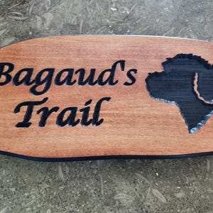 Outdoor Carved Sign Custom Wooden Carved Cabin Sign Pine Trees Camp ...