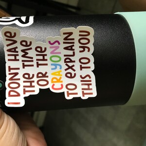 A Three Year Old is Basically A Walking Middle Finger Sticker - Etsy