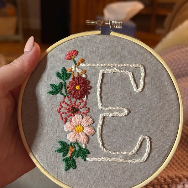 Embroidery Monogram Alphabet Pattern, Dinosaur Letter Designs, DIY Hoop ...
