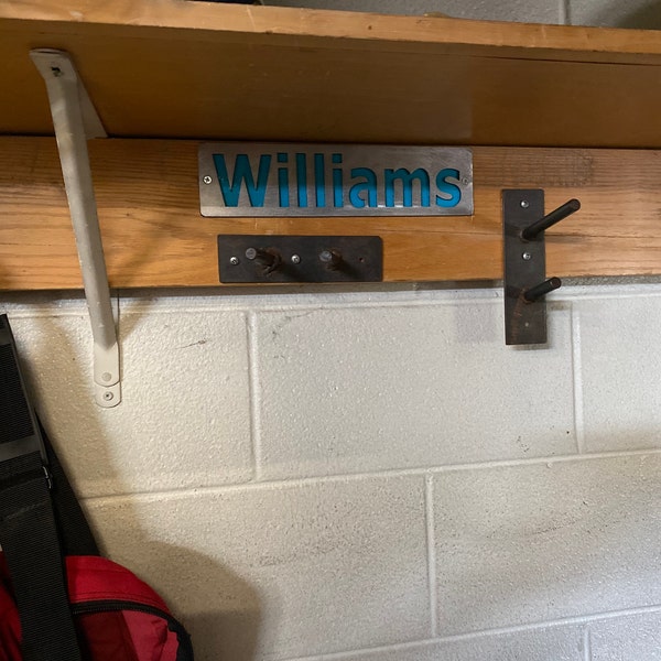 Custom Name Plate - Drop Zone Names - Metal Label - Custom Metal ...