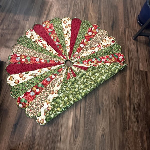 PDF Pattern for Giant Dresden Christmas Tree Skirt - Etsy