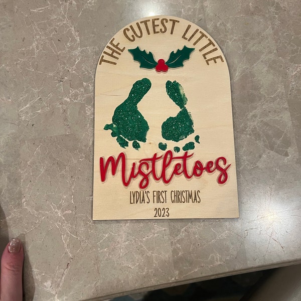 Baby's First Christmas, Mistletoes Craft, Baby's First Christmas ...