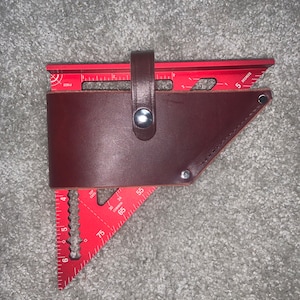 Speed Square Holder, Handmade Full Grain Bridle Leather, Amish ...