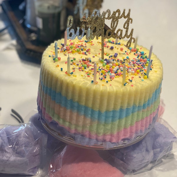 Cotton Candy Cake, Rainbow Cake, Unicorn Cake, Cotton Candy Rainbow ...
