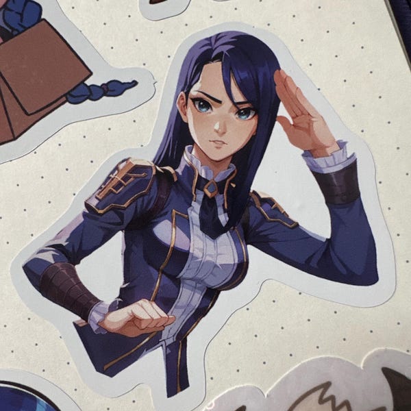 Arcane Sticker, Vi, 3 Vinyl Sticker, Lol-gift, Vi Arcane Fanart, Vi Lol ...