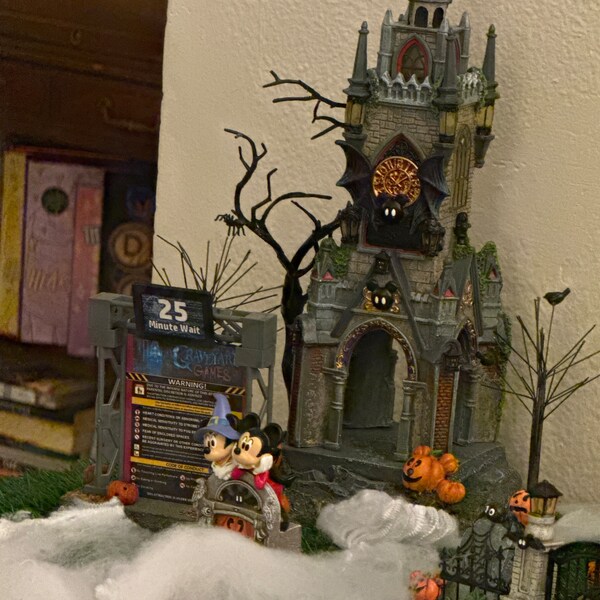 HHN House Entrance Portal Wait Sign Ornament Inspired by - Halloween ...