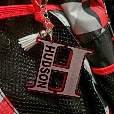 Kids Backpack Tag With Tassel, Personalized Custom Name Tag, Kids ...