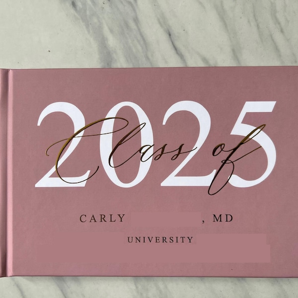 Graduation Guest Book, High School Graduate Sign in Book Album, Class ...