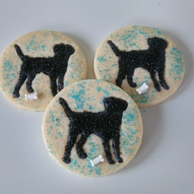Labrador Dog Shaped Fondant Cookie Cutter and Stamp 1231 - Etsy
