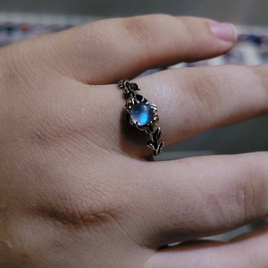 Couple Rings Set alaya Kyanite Ring Engagement - Etsy