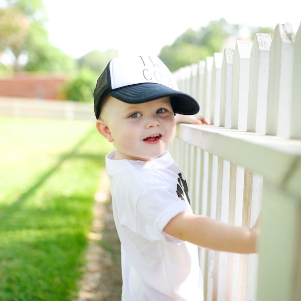 Two Cool Toddler Trucker Cap! Perfect for the 2 Year Old Photos ...
