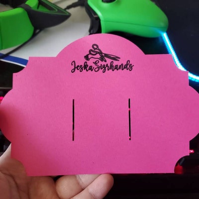 Bow Card SVG, Bow Display Card, Hair Clip Card DXF, Bow Card Template ...