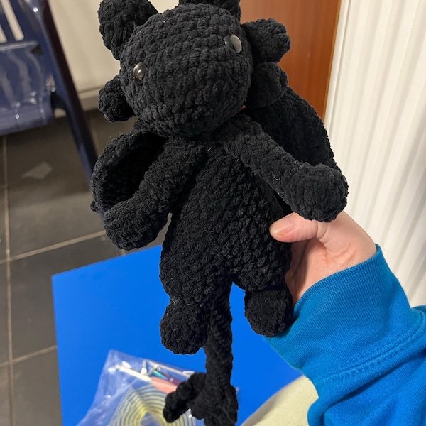2 Pattern Bundle: Nova the Fury Dragon - Plushie and Snuggler Versions ...