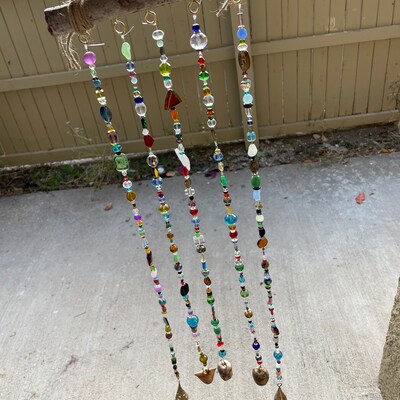 Hand Beaded Wind Chimes/suncatcher - Etsy