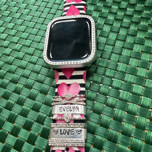 Personalized Watch Band Charm, Smart Watch Charm, Personalized Gift ...