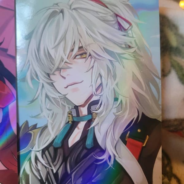 HSR IPC ID Cards Dr Ratio Aventurine Ratiorine Holographic Photocard - Etsy