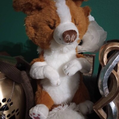 Red Border Collie Plush Snuggle Paws Plush for Anxiety, PTSD ...