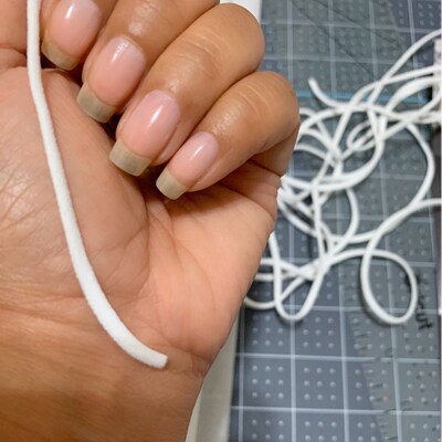 Round Elastic Trim / Stretch Bungee String 2mm 3mm 1/8 Cord for Face ...