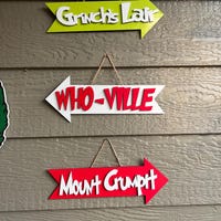 Who-ville Mount Crumpit Grinch Lair Wood Sign Stocking Sign, Laser Cut ...