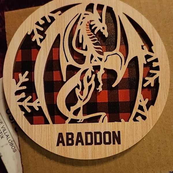 Personalized Native American Layered Wood Ornament, Custom Indigenous ...