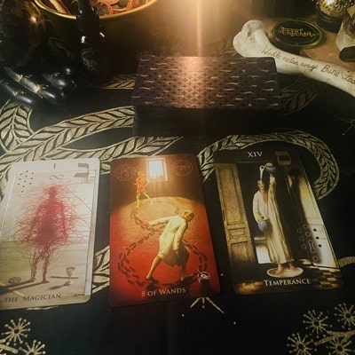 Kabbalistic Tarot Deck Divination Cards Unique Illustrated - Etsy