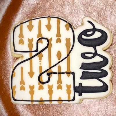 Number With Script Set of 10 Cookie Cutters or Fondant Cutters and Clay ...