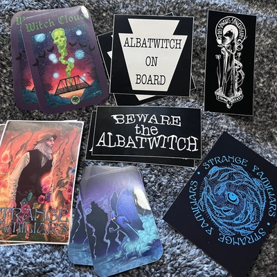 BEWARE the ALBATWITCH Vinyl Sticker Cryptid Cryptozoology PA - Etsy