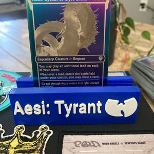 Custom 3D Printed Trading Card Stand - Etsy