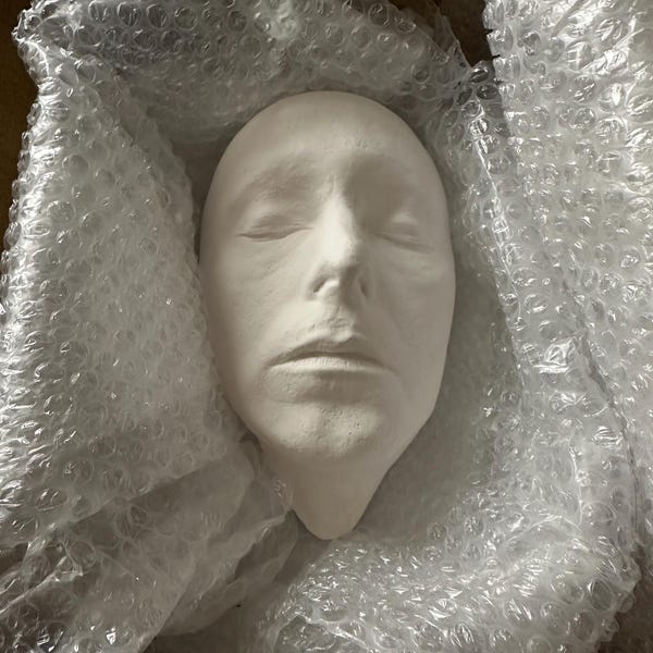 Life Face Cast of Cillian Murphy - White - Etsy