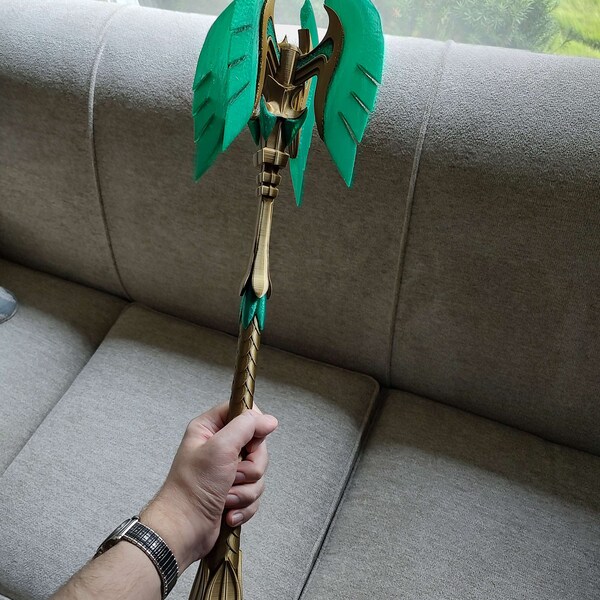 Skyrim's Glass Mace - 24" Long Full Size! 3D Printed - Etsy