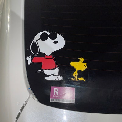 Woodstock Vinyl Decal, Snoopy Decal, Peanuts Decal, Charlie Brown ...