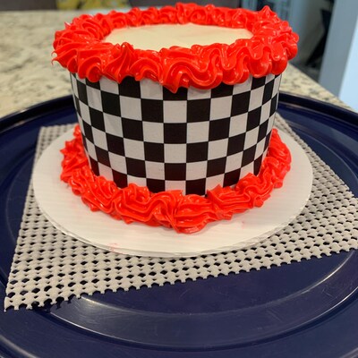 Caution Tape Edible Image Cake Strips Pre-cut Birthday Toppers - Etsy