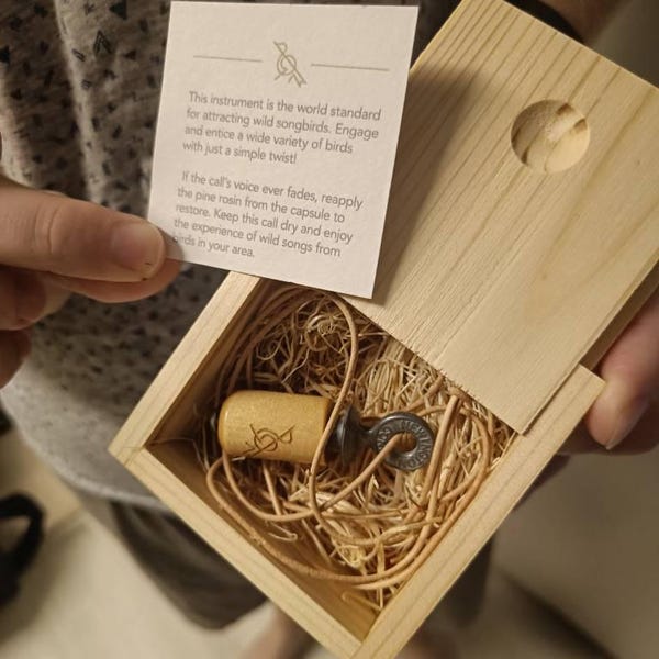 Engraved Songbird Wooden Bird Call Necklace – Handmade in USA - Etsy