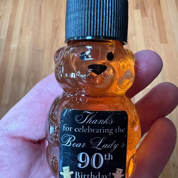 Honey, 15 Mini Honey Bears, Custom Honey Bears, Pure Raw FL Honey ...