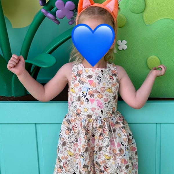 Bluey Fabric Cartoon Dog Fabric Anime Cotton Fabric by the Half Yard - Etsy