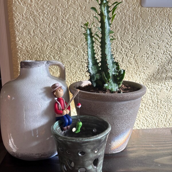 Reindeer Pot Sitter - Plant Lover Gift - Deer Pot Hugger - Flower Pot Sitter - Plant Pot Pal ...