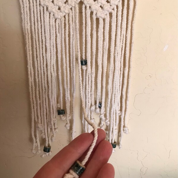 Ceramic Macrame Beads | Clay Beads | Big Hole Beads | Boho Beads | Macrame Accessories | Unique ...