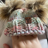 Custom Knit Hat Tiny Heart Knit Toque for Baby and Kids - Etsy Canada