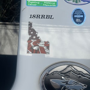 Idaho License Plate Sticker - Etsy